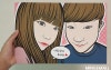 밍이몰 커플 일러스트 팝아트 초상화 100일 1주년 기념일 선물로 최고 일러스트 팝아트 캔버스 초상화 문의 환영입니다